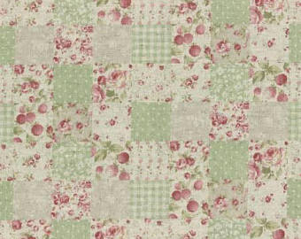 Durham fabric by Lecien 31467-60 Linen/Cotton Green – Rose Garden Fabrics